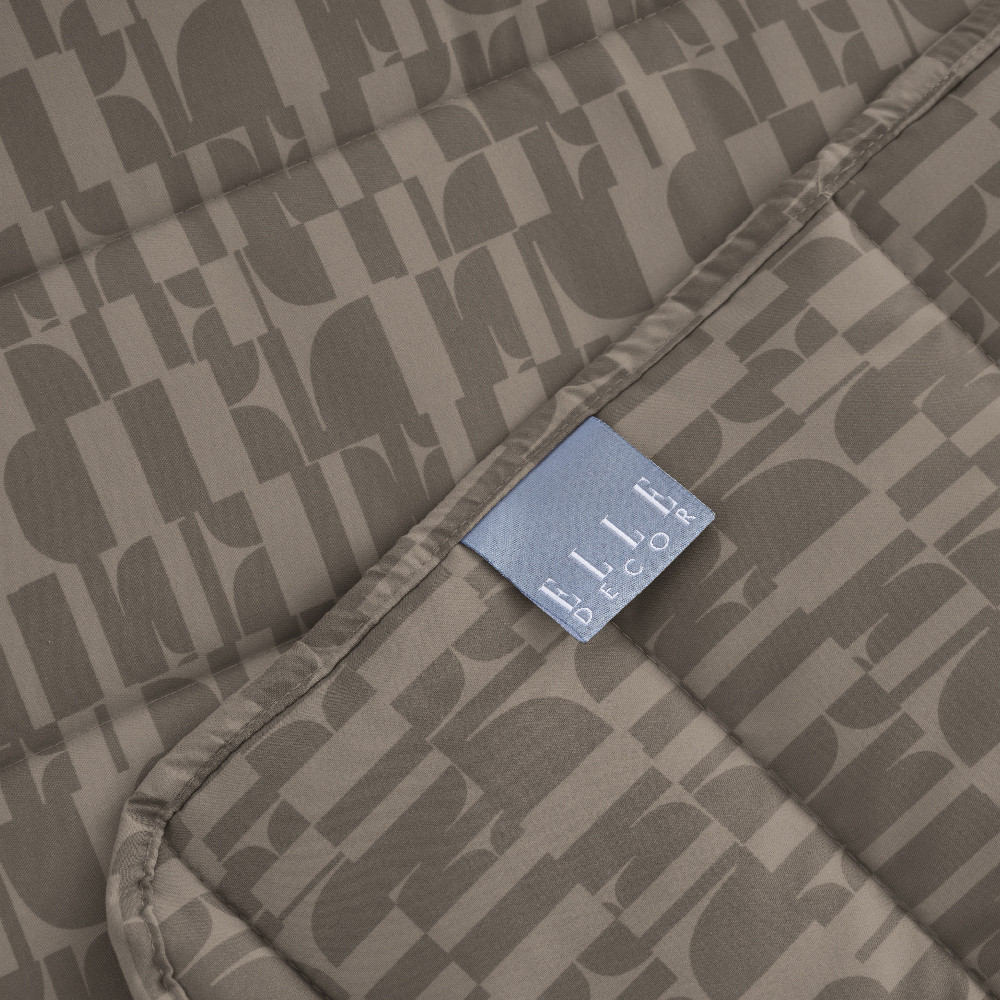 Fitted Sheet Set + Comforter ELLE Decor - PARIS SIMPLICITE : PALMIER ...