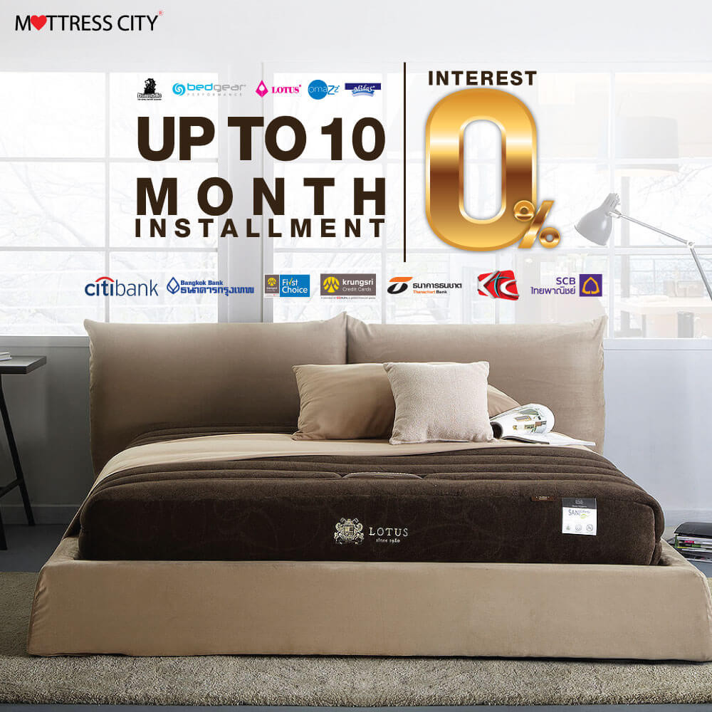 0% Interest With Monthly Installment Payment Plan | Mattress City