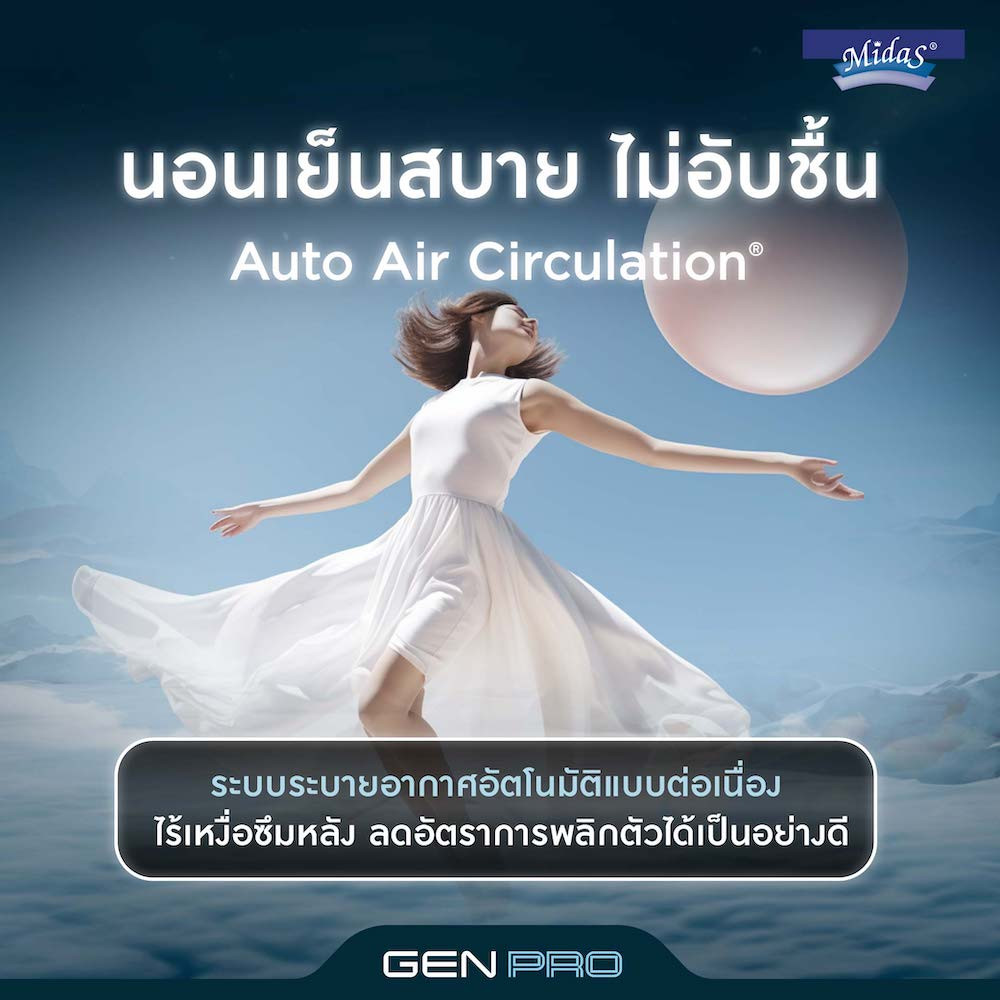 MIDAS Mattress - GEN PRO | Mattress City Thailand