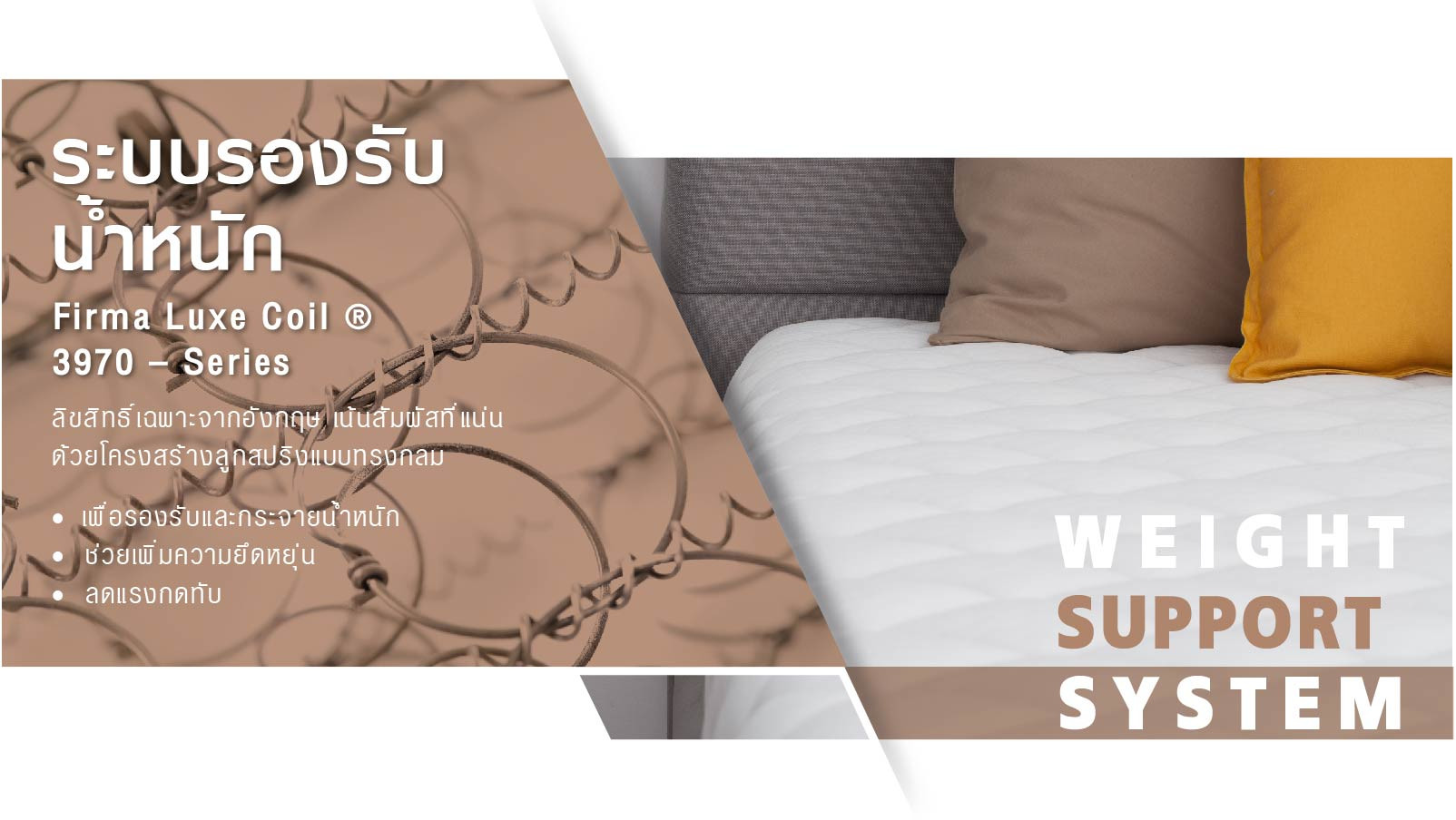 ที่นอน Dunlopillo รุ่น Selene | Mattress City Thailand