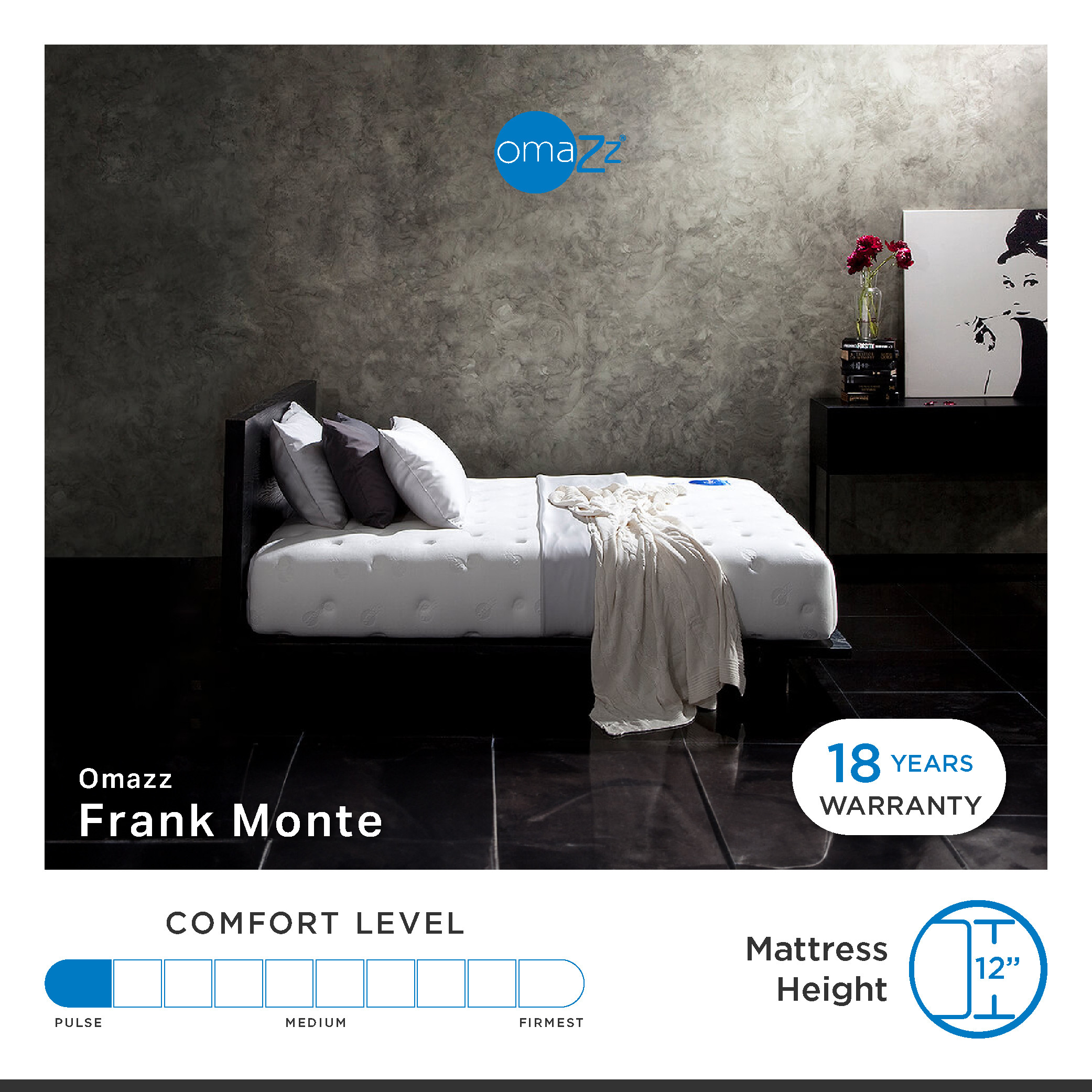 ที่นอน Omazz® รุ่น Frank Monte | Mattress City ประเทศไทย